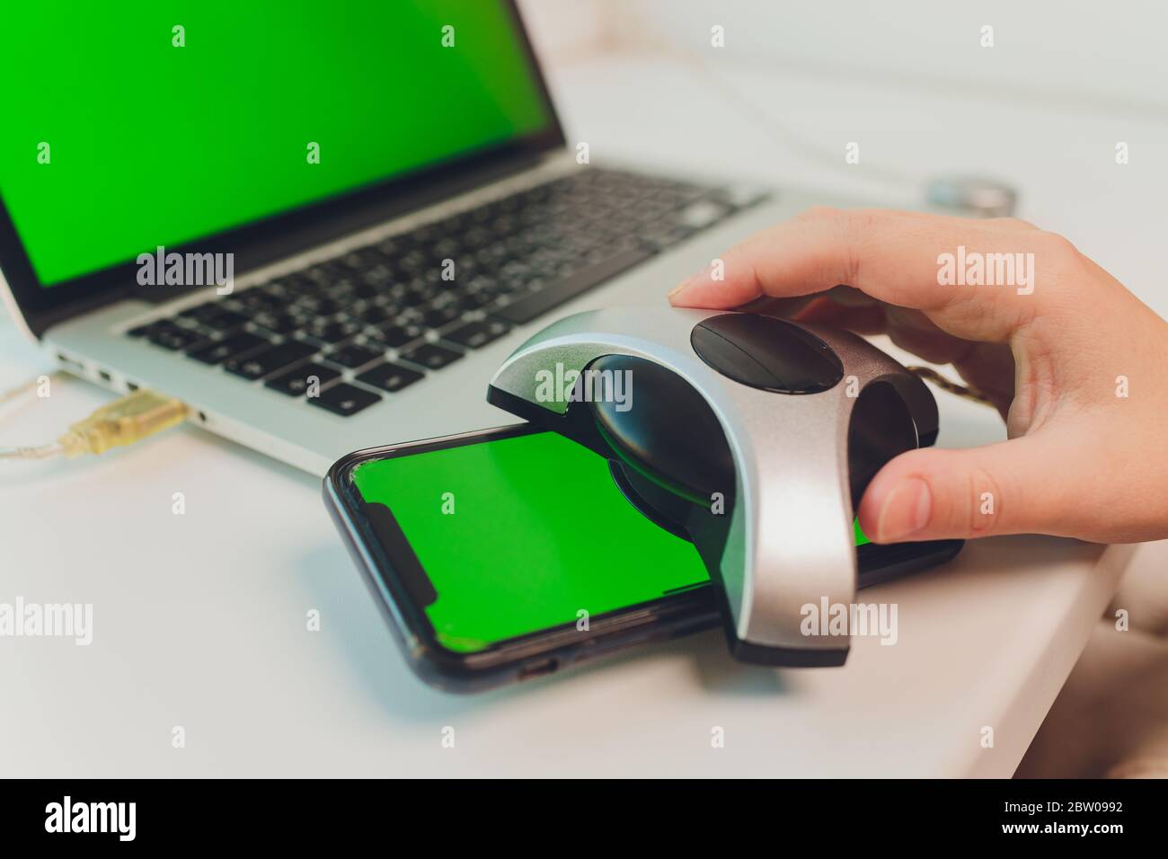 photographer monitor with Display Calibration in the office, tools for ...