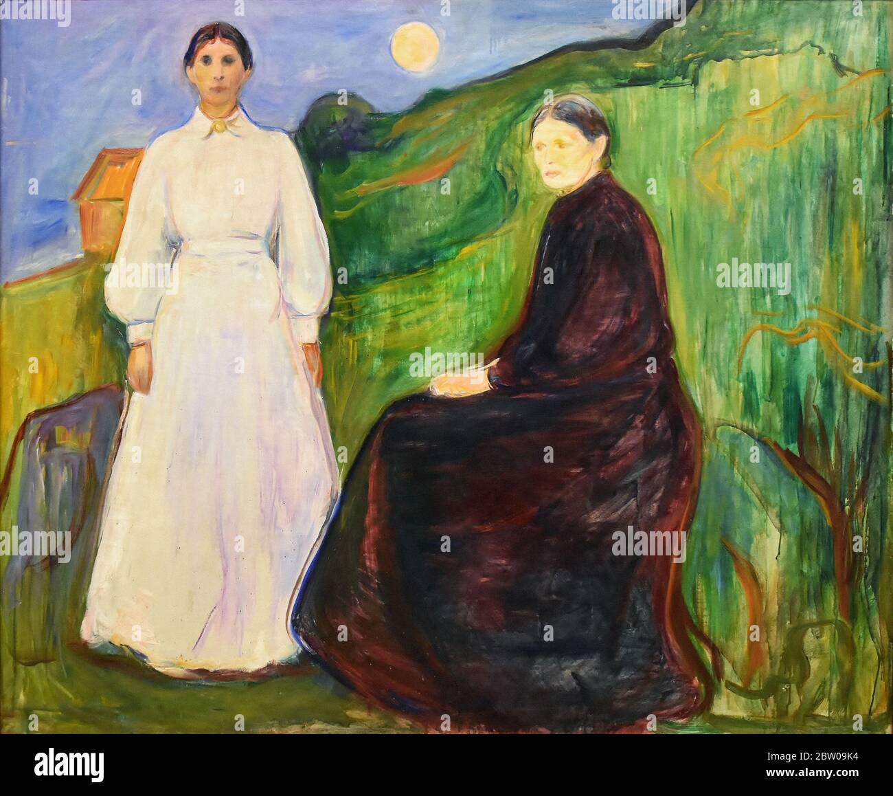 Mother and Daughter by Edvard Munch 1899. the National Gallery in Oslo ...