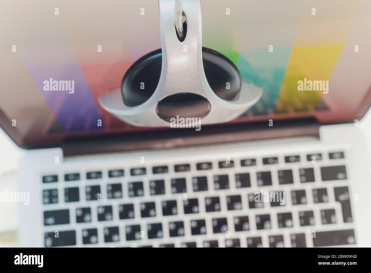 photographer monitor with Display Calibration in the office, tools for ...