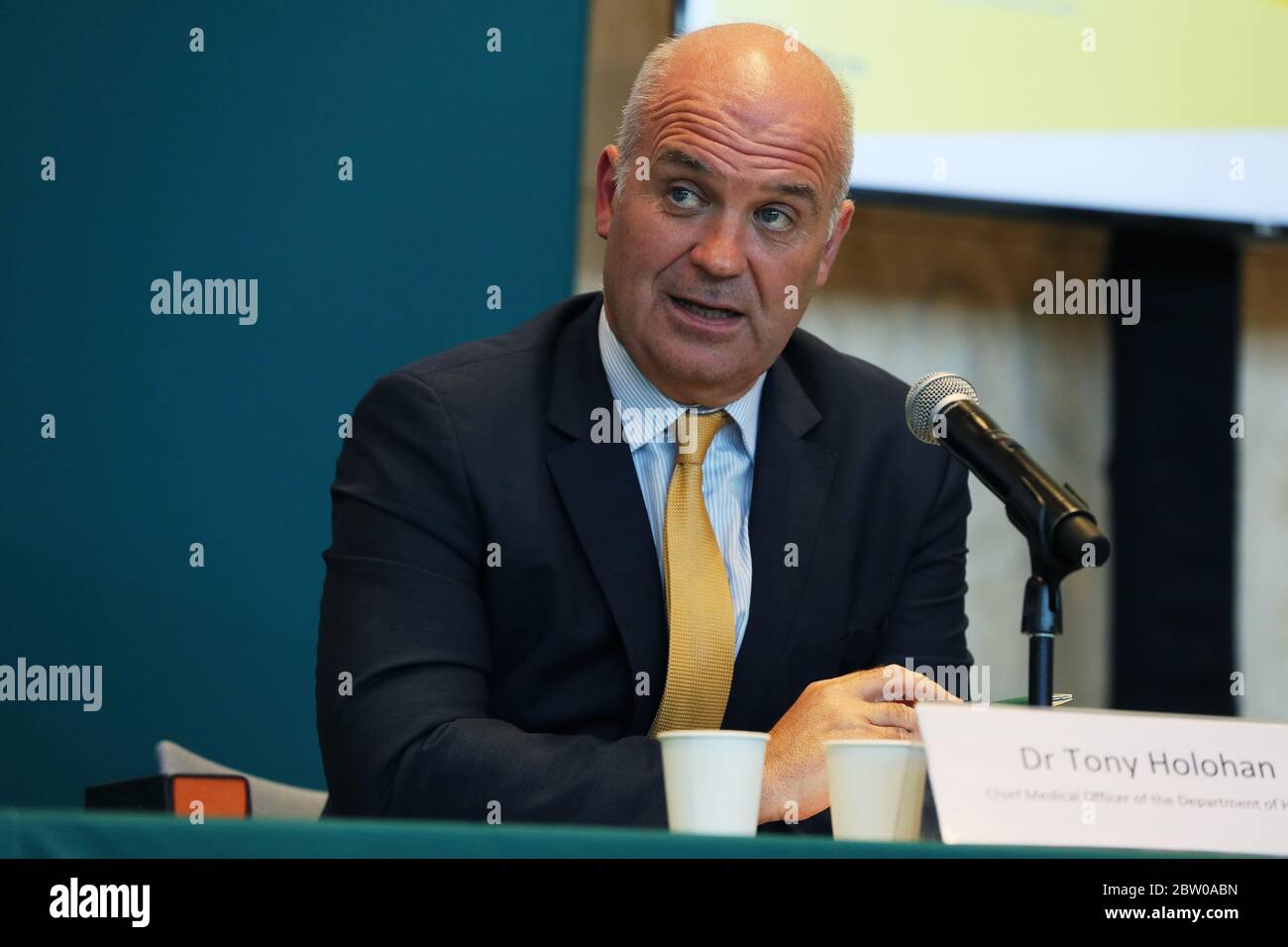 Dr Tony Holohan, Chief Medical Officer, Department of Health, speaking ...