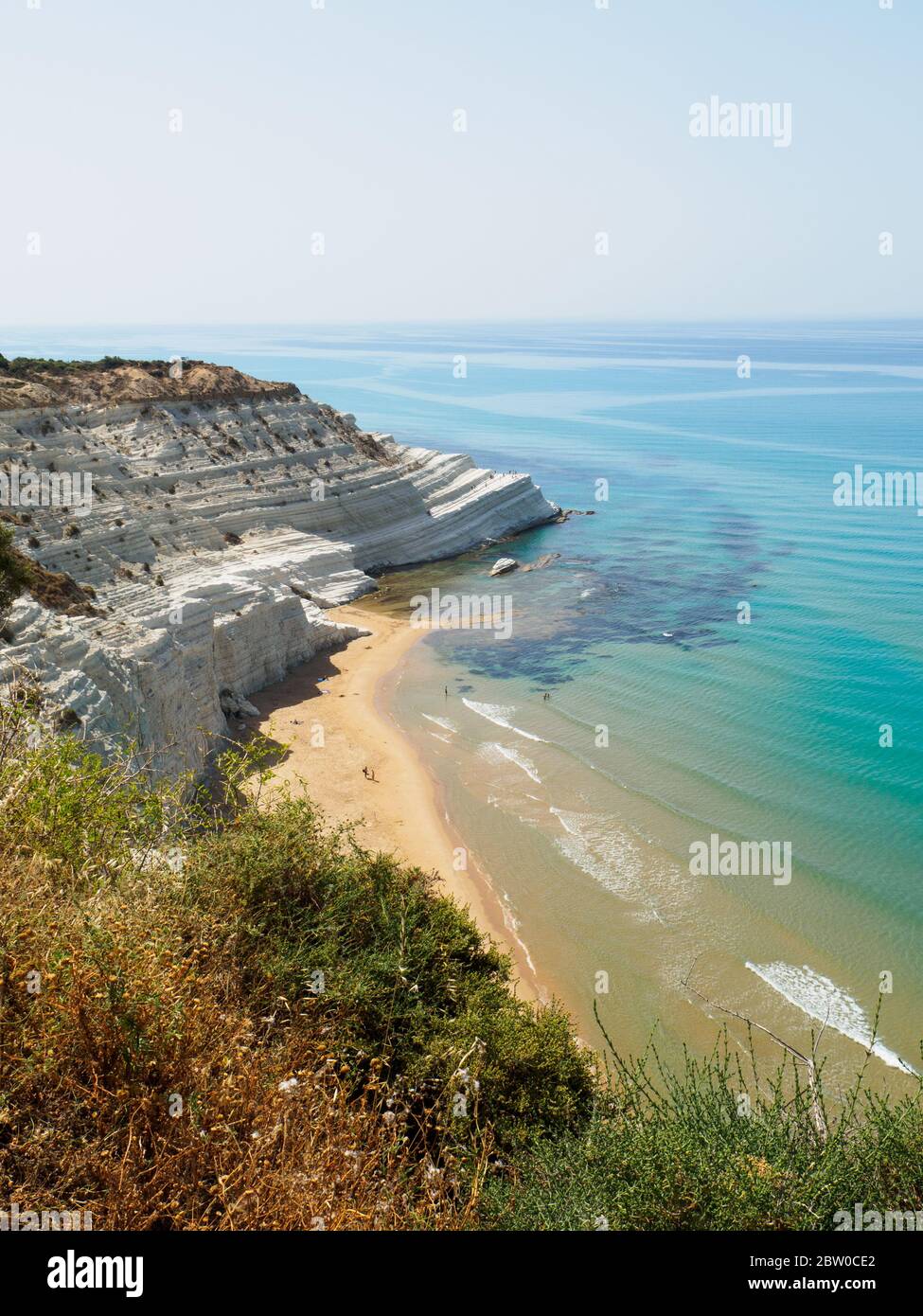 a look onto the unique landscape of the white cliffs scala dei turchi ...