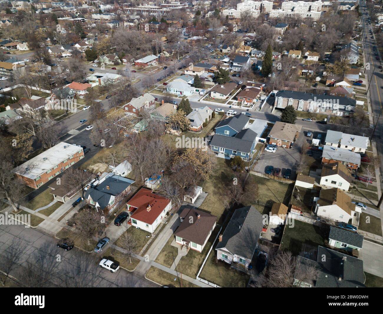 Beautiful drone shot residential hi-res stock photography and images ...