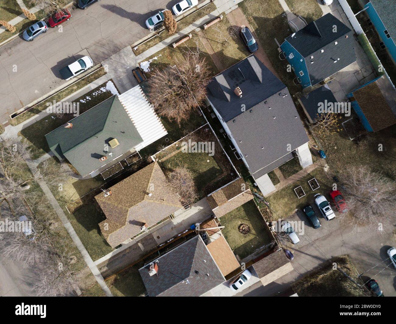 Beautiful drone shot residential hi-res stock photography and images ...