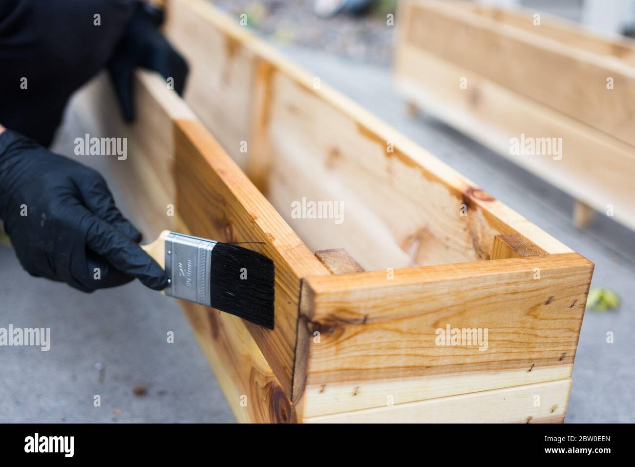 Raised planter boxes hi-res stock photography and images - Alamy
