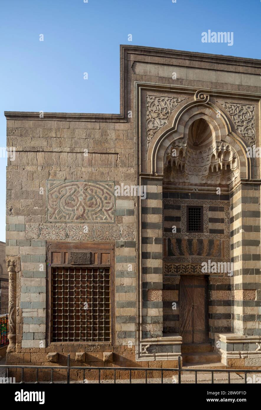 mosque and water dispensary of Faraj ibn Barquq, Cairo, Egypt Stock ...