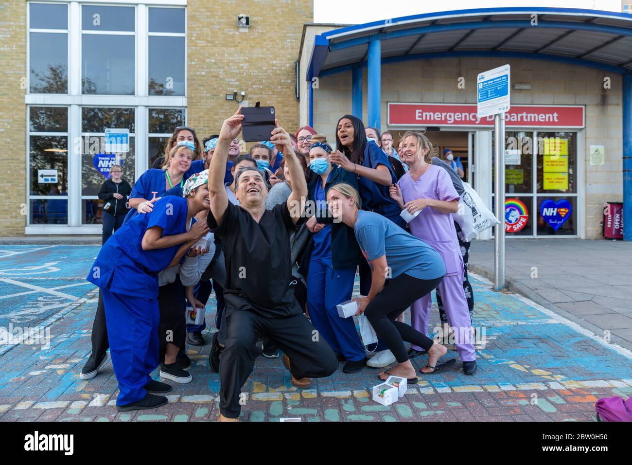 Southend-on-Sea, UK. 28th May, 2020. Nurses, doctors and NHS front-line ...