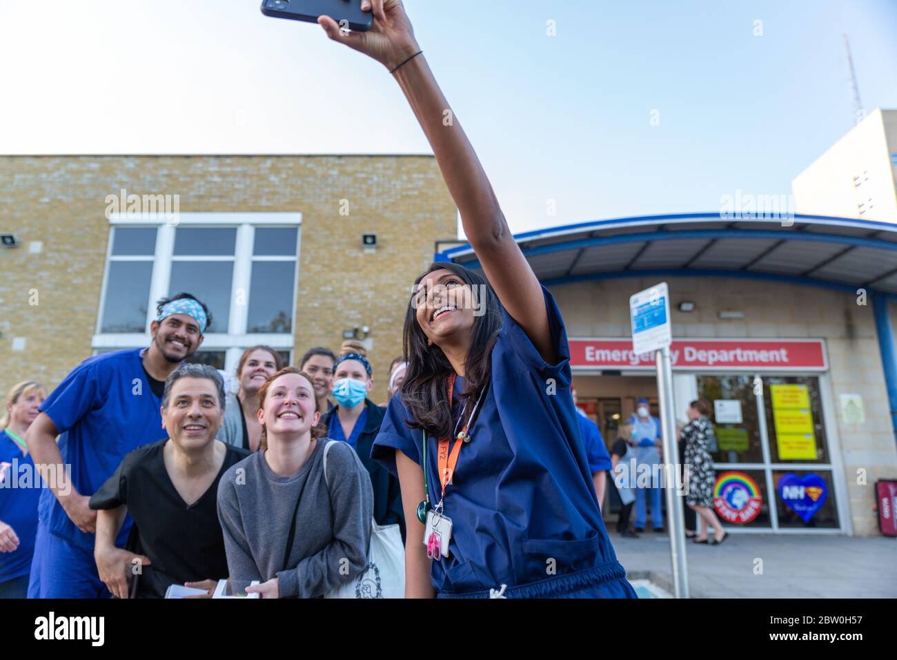 Southend-on-Sea, UK. 28th May, 2020. Nurses, doctors and NHS front-line ...