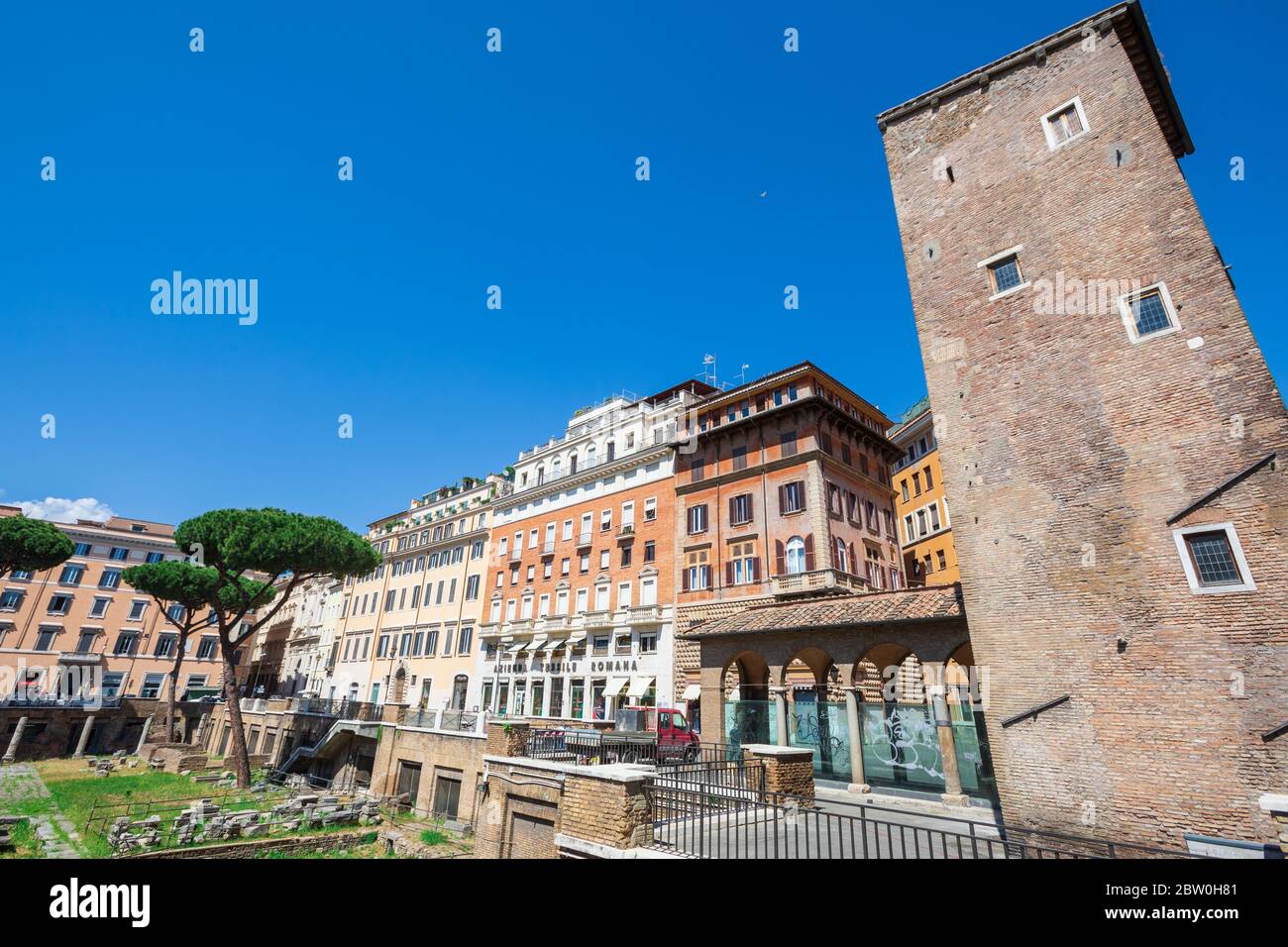 Rome, Italy. May 25, 2020: Largo di Torre Argentina, square in Rome ...