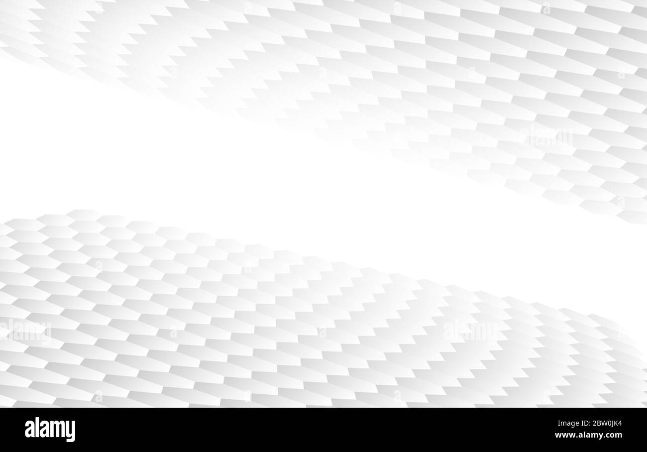 Abstract white background of Embossed surface Hexagon,Honeycomb modern ...