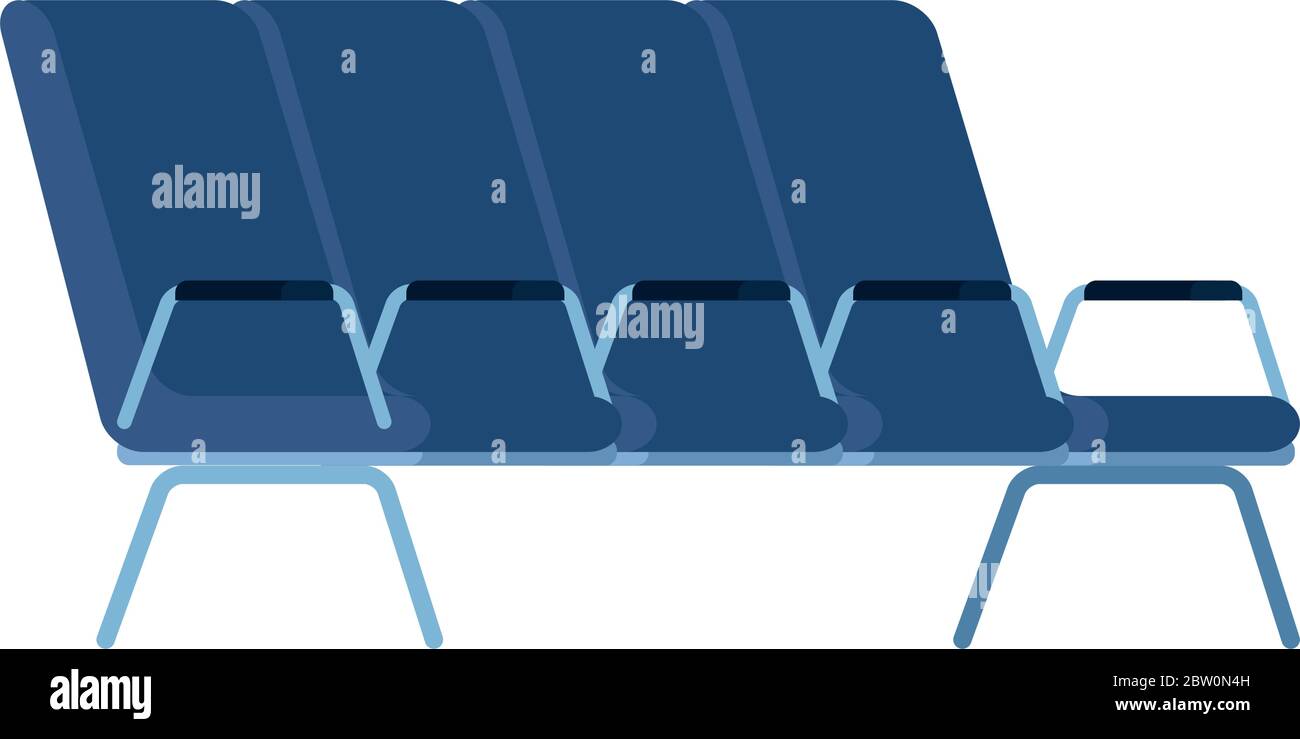 chairs wait room isolated icon Stock Vector Image & Art - Alamy