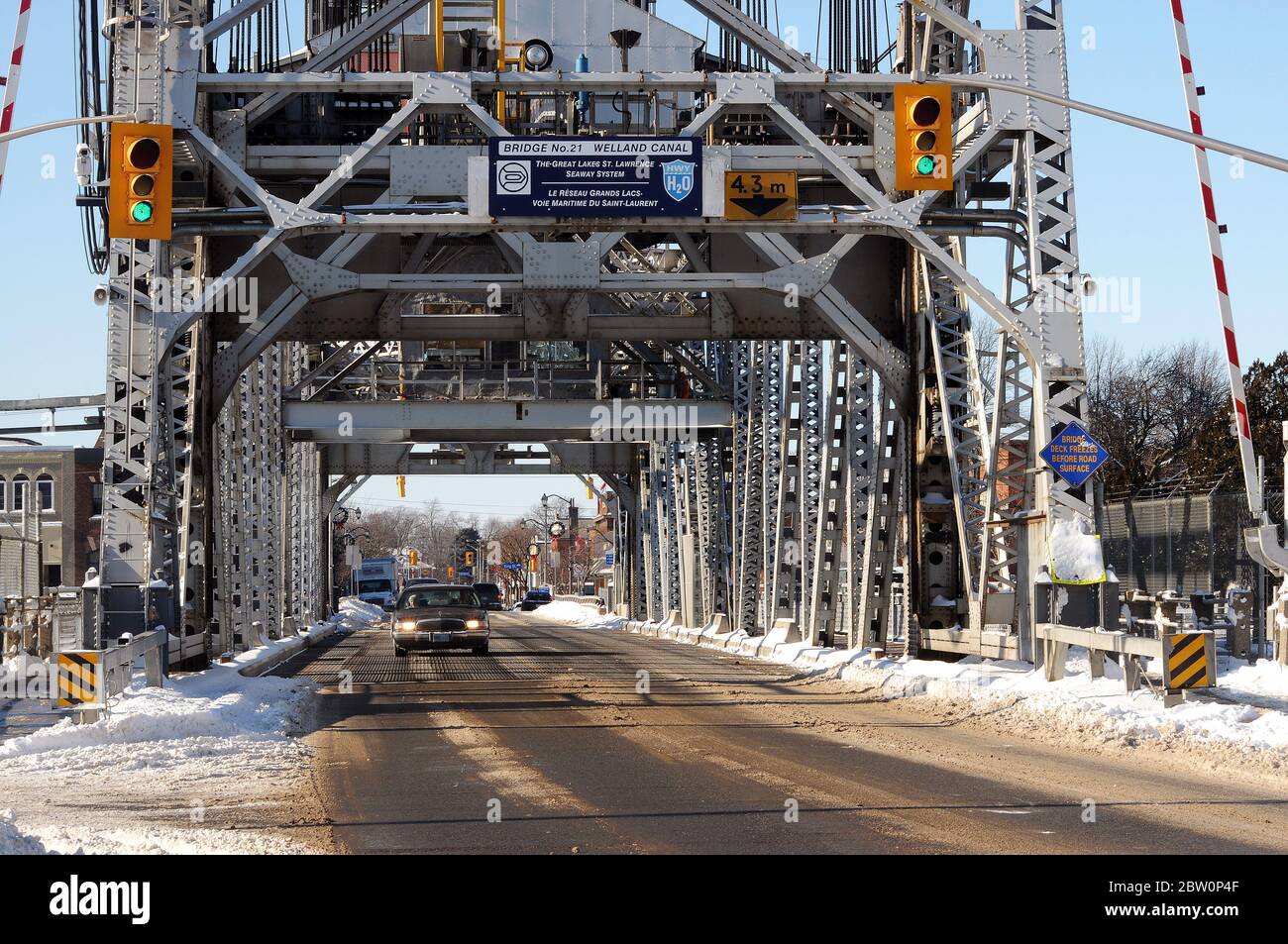 Clarence Street Bridge, Port Colborne Stock Photo - Alamy