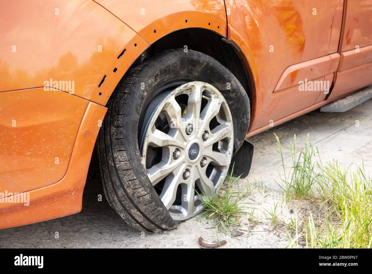 Car Hubcap By The Roadside High Resolution Stock Photography and Images ...