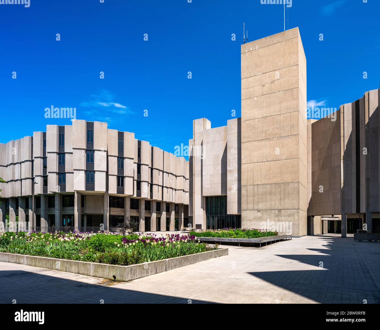 Northwestern University Library designed by Walter Netsch Stock Photo - Alamy
