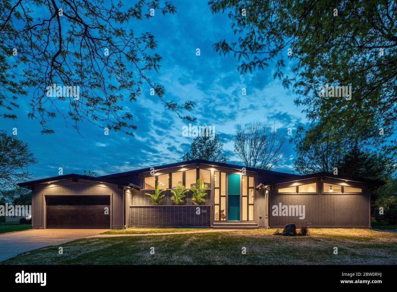 Mid Century Modern Suburban House