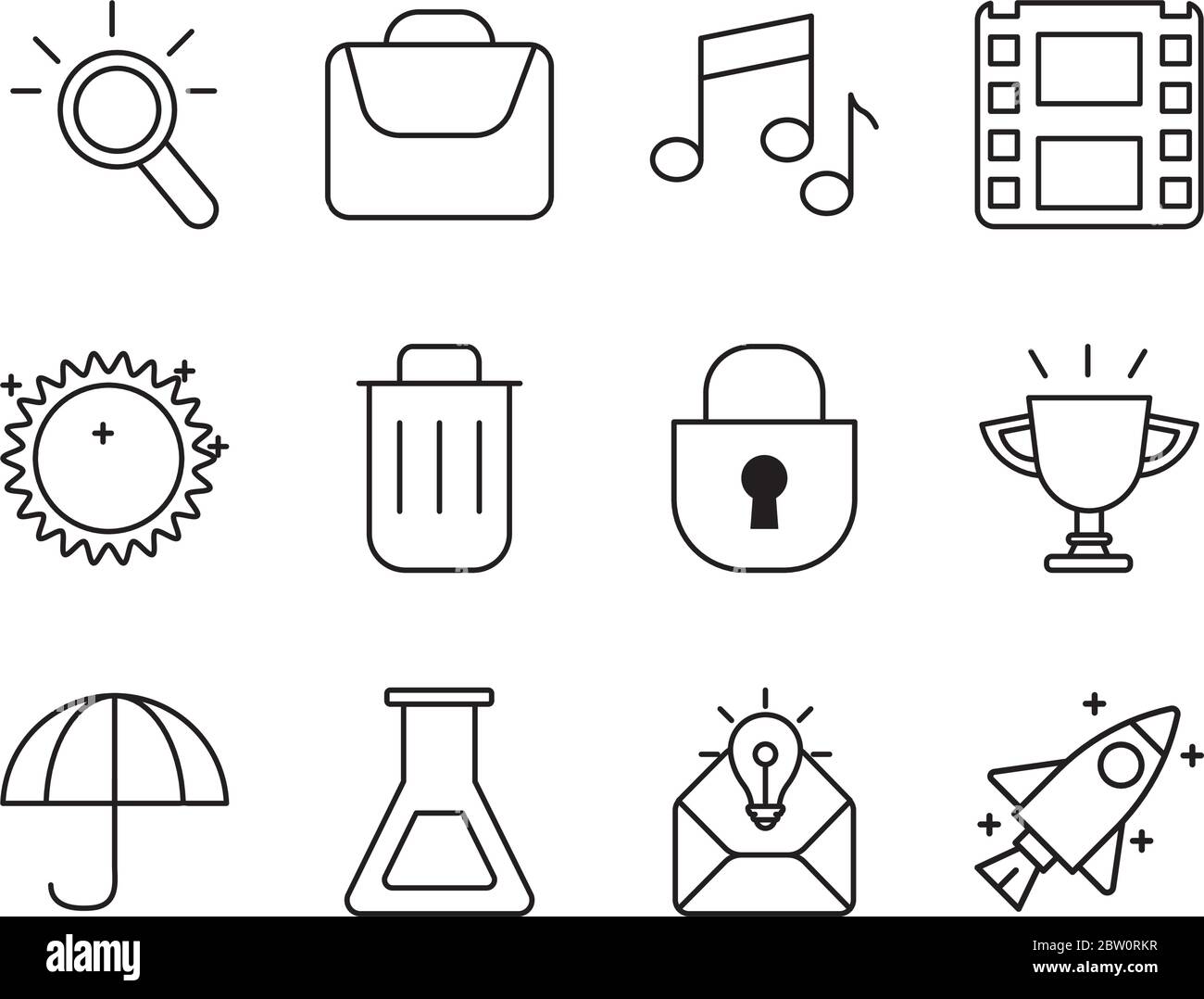 bundle of designer set icons Stock Vector Image & Art - Alamy
