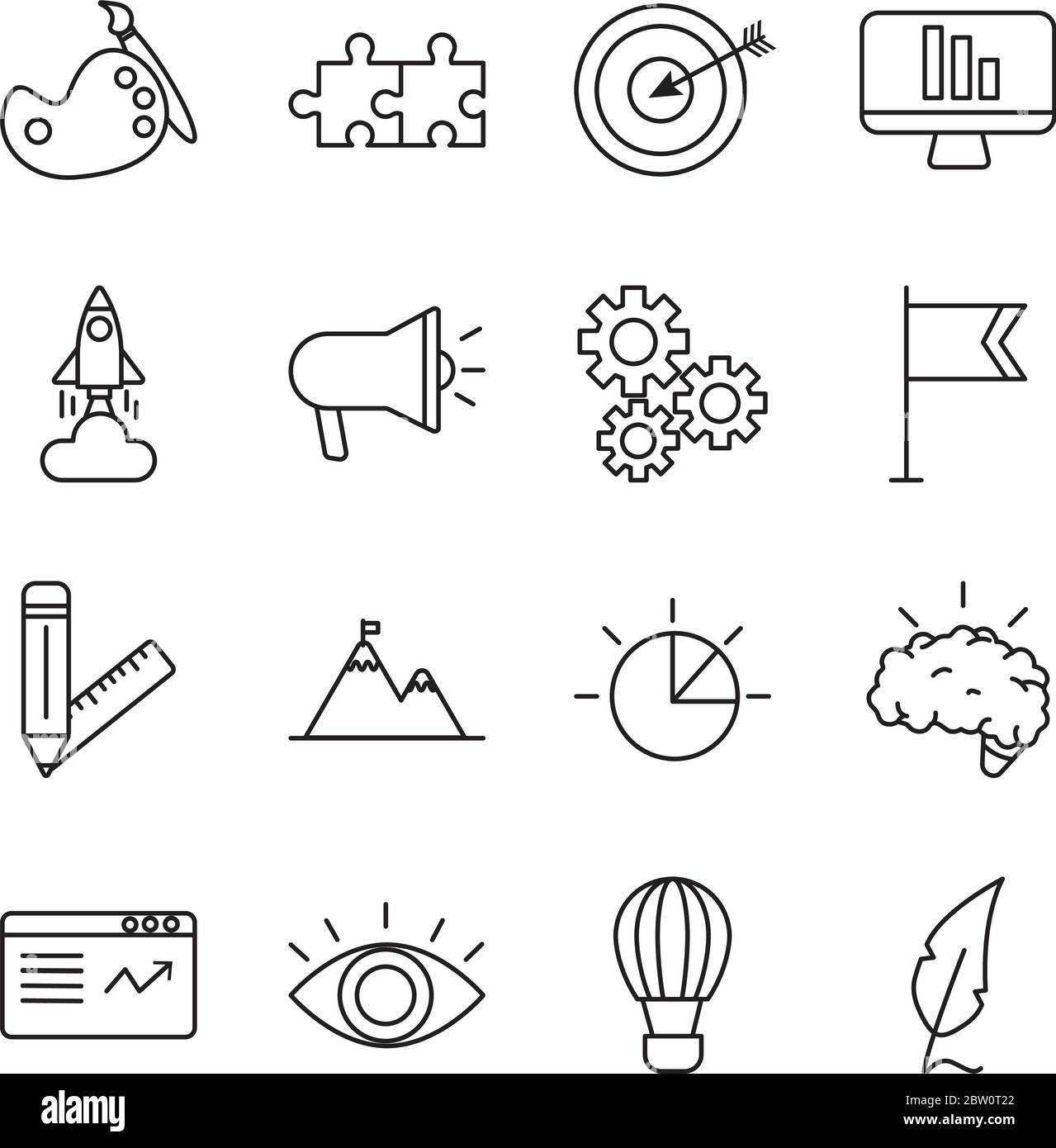 bundle of designer set icons Stock Vector Image & Art - Alamy