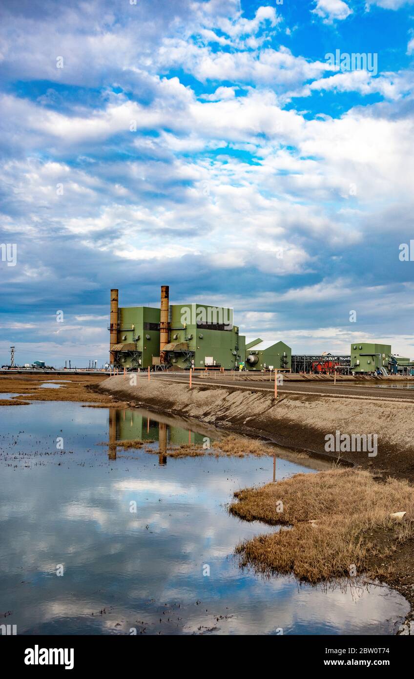 Energy production on the North Slope of Alaska Stock Photo - Alamy