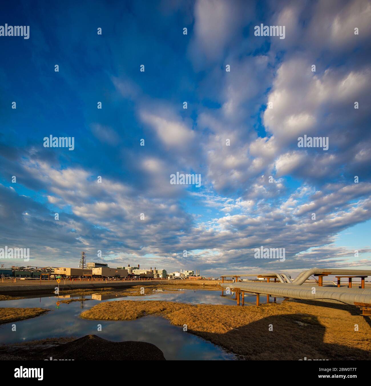 Energy production on the North Slope of Alaska Stock Photo - Alamy
