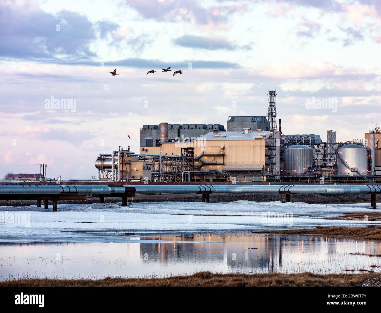Energy production on the North Slope of Alaska Stock Photo - Alamy