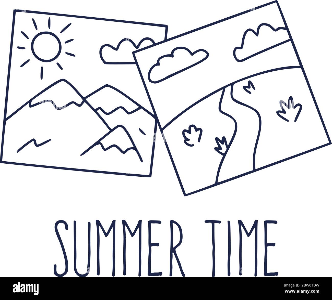 Summer wh Stock Vector Images - Alamy