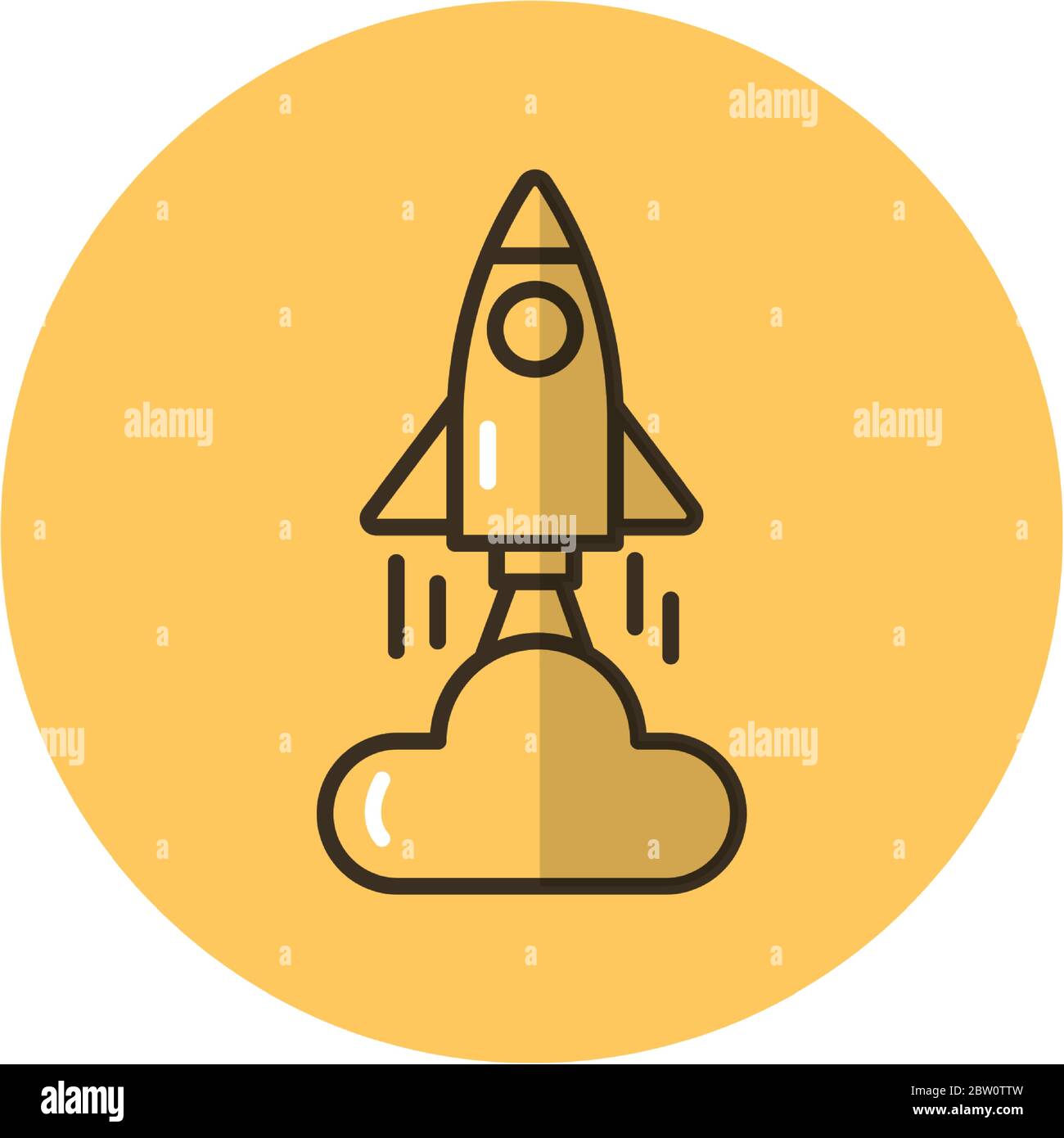 rocket launcher block style icon Stock Vector Image & Art - Alamy