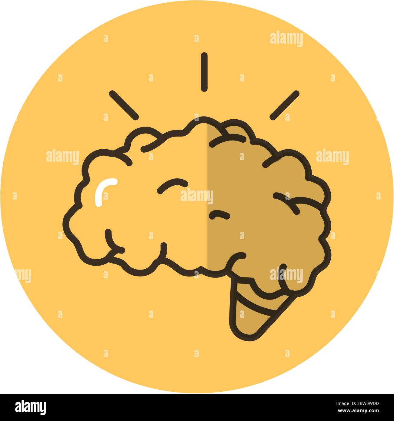 Memory block and brain Stock Vector Images - Alamy