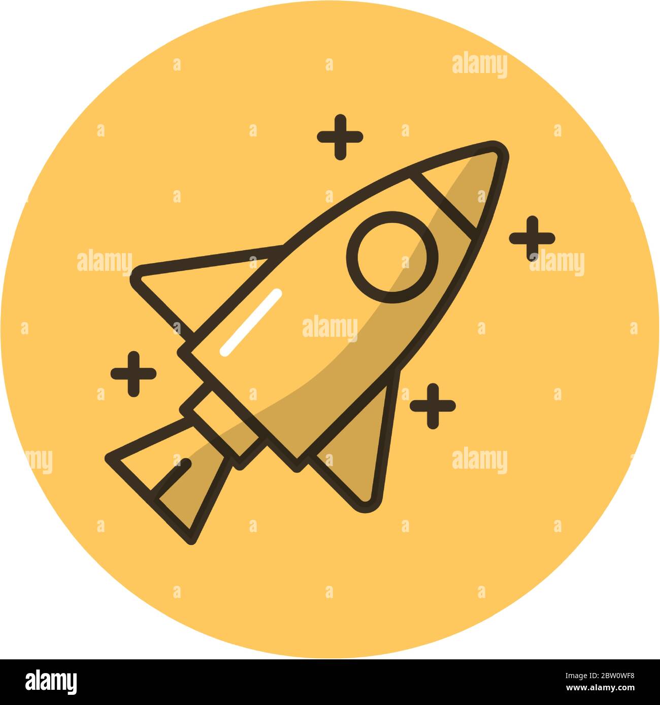 rocket launcher block style icon Stock Vector Image & Art - Alamy