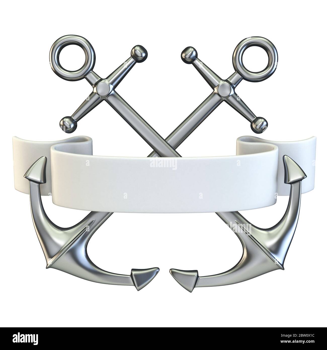 Anchors crossed Cut Out Stock Images & Pictures - Alamy