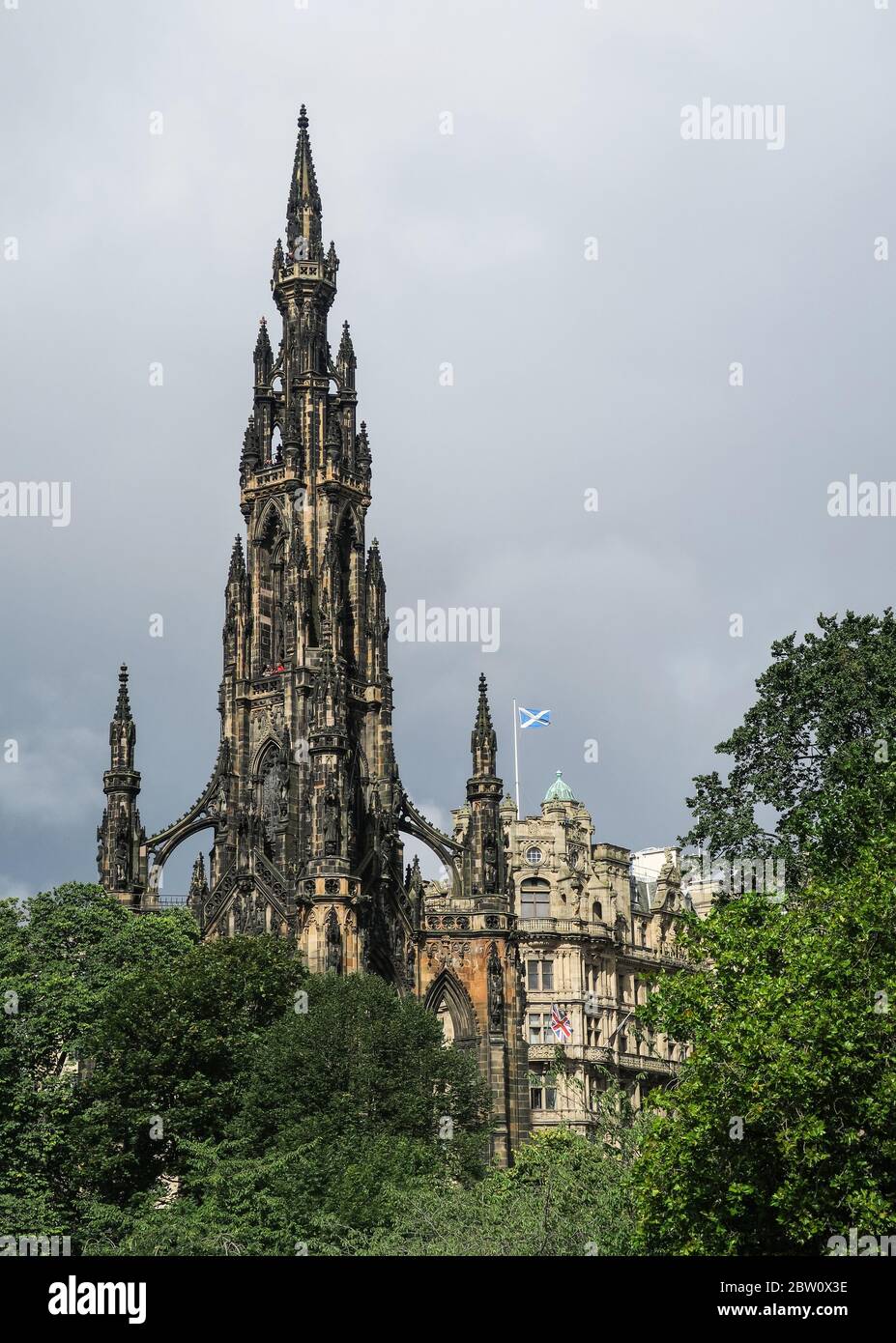 The Scott Monument in Edinburgh, Scotland Stock Photo - Alamy