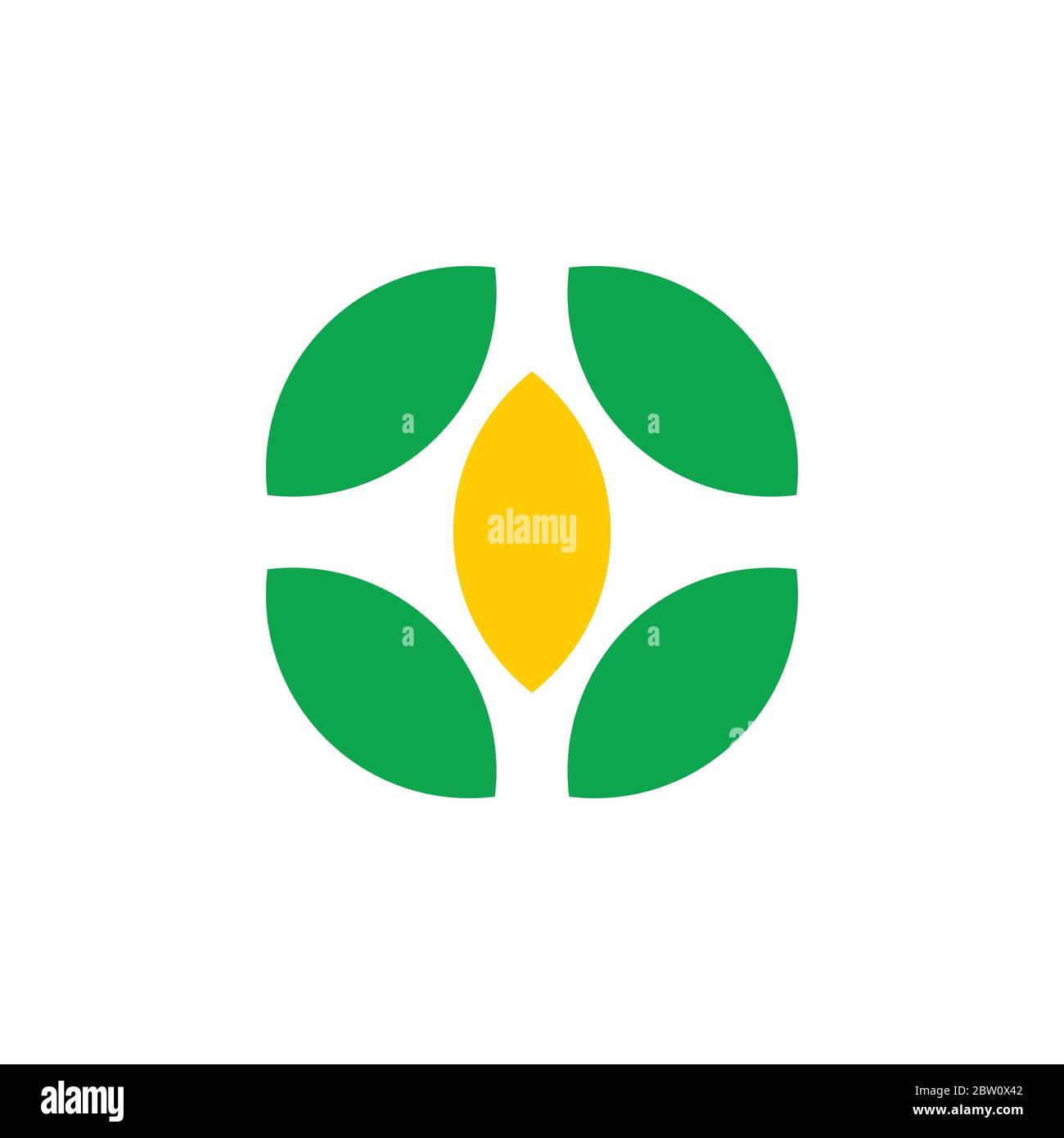 simple leaf geometric square logo vector Stock Vector Image & Art - Alamy