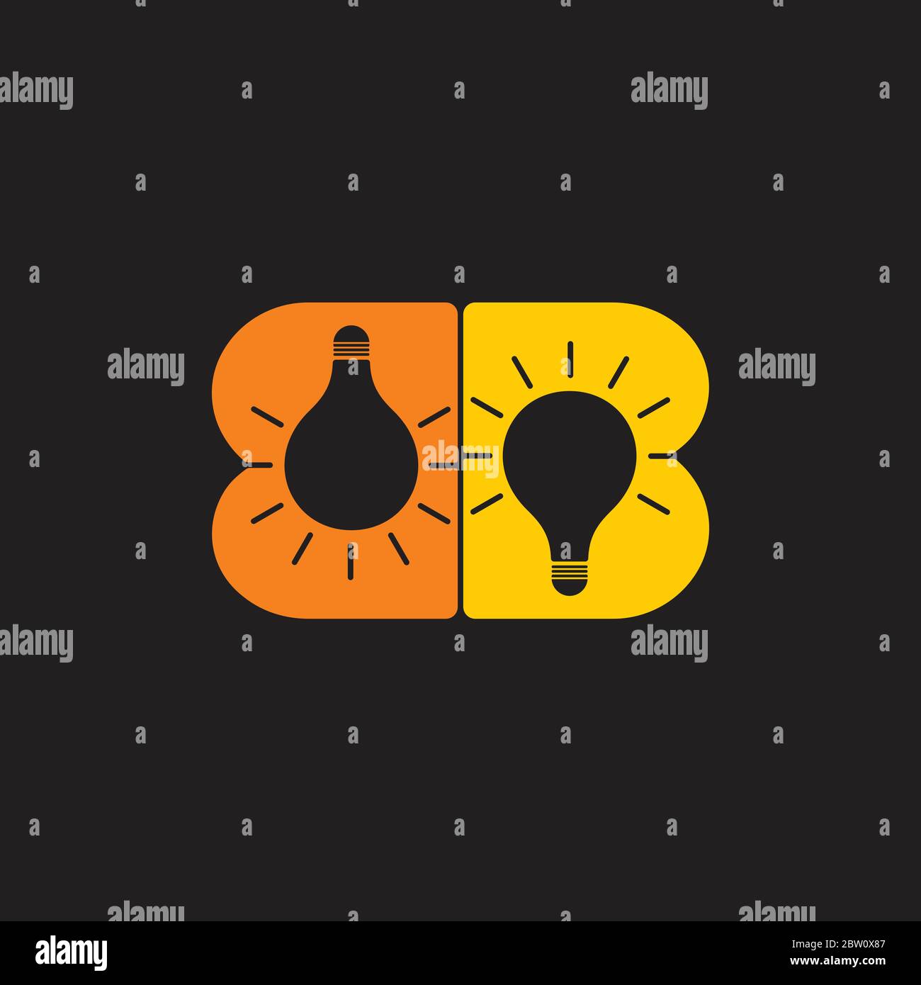 Light bulb letters alphabet hi-res stock photography and images - Alamy