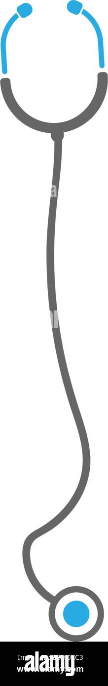 Stethoscope medical logo icon Illustration Stock Vector Image & Art - Alamy