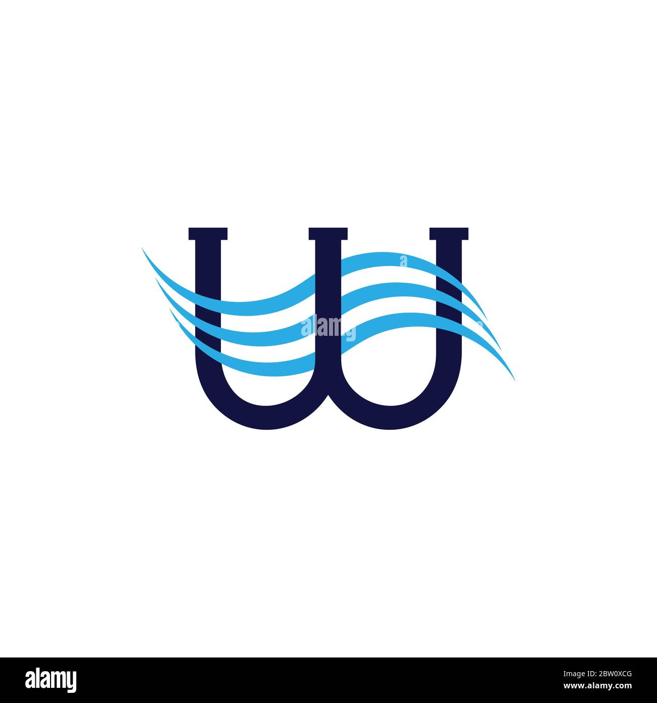 Water Flow Vector Logo
