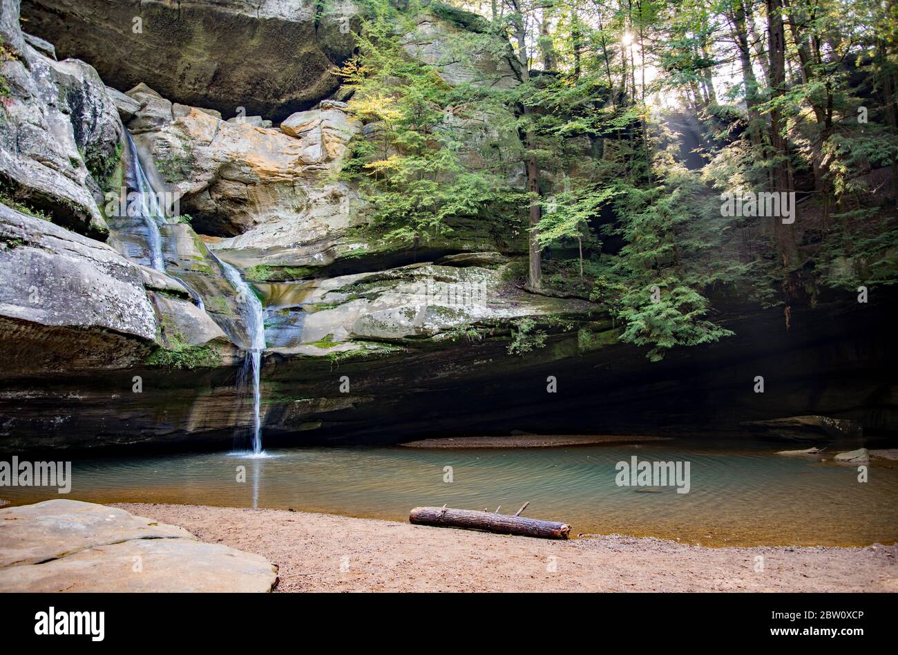 Cedar Falls in Hocking Hills State park in Ohio Stock Photo - Alamy