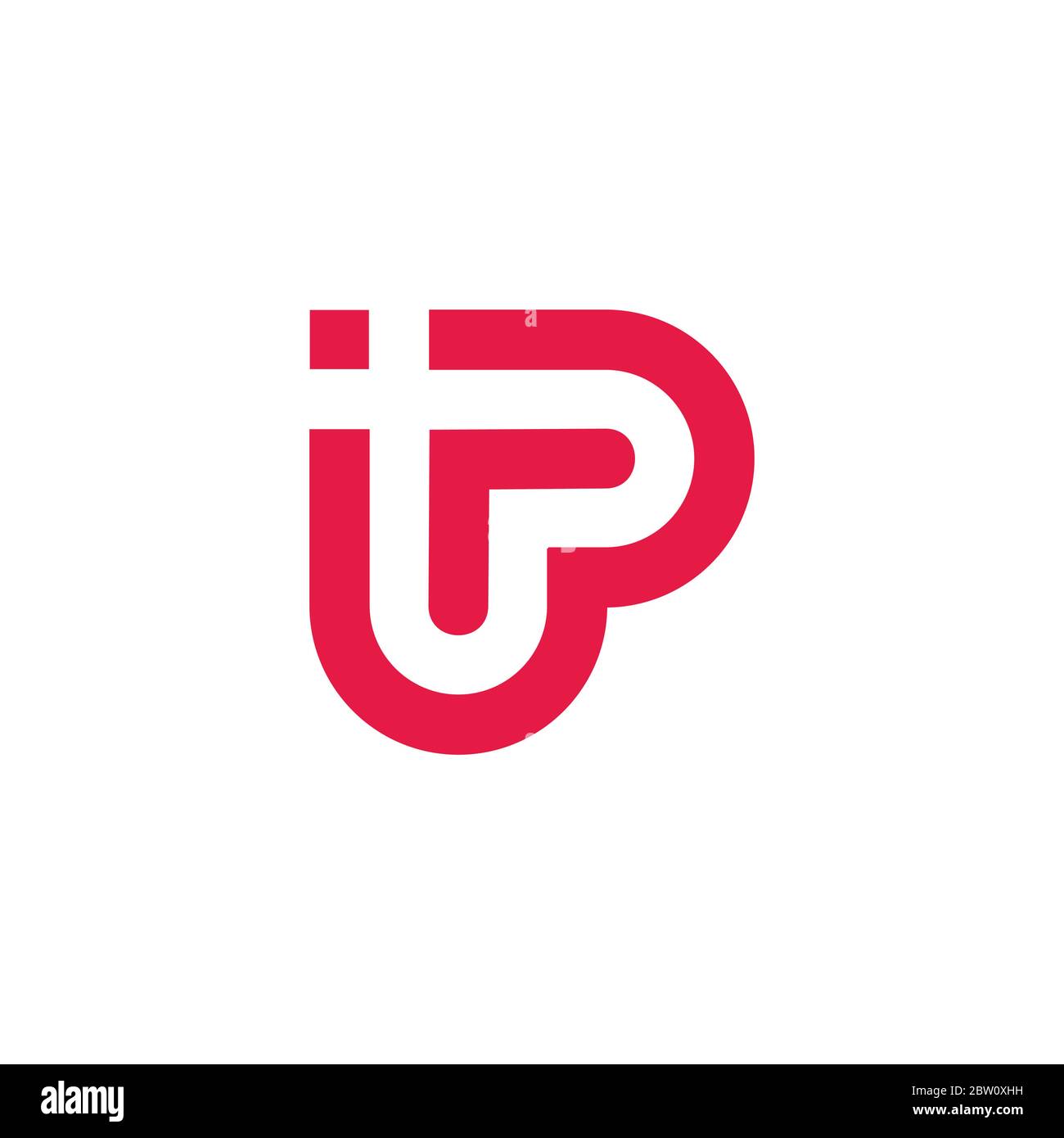 letter r simple geometric linear design logo vector Stock Vector Image ...