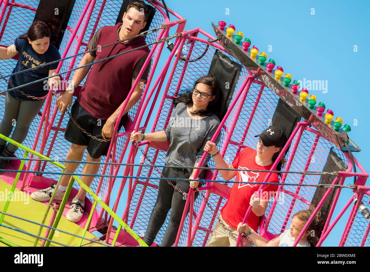 Amusement park stand round up hi-res stock photography and images - Alamy