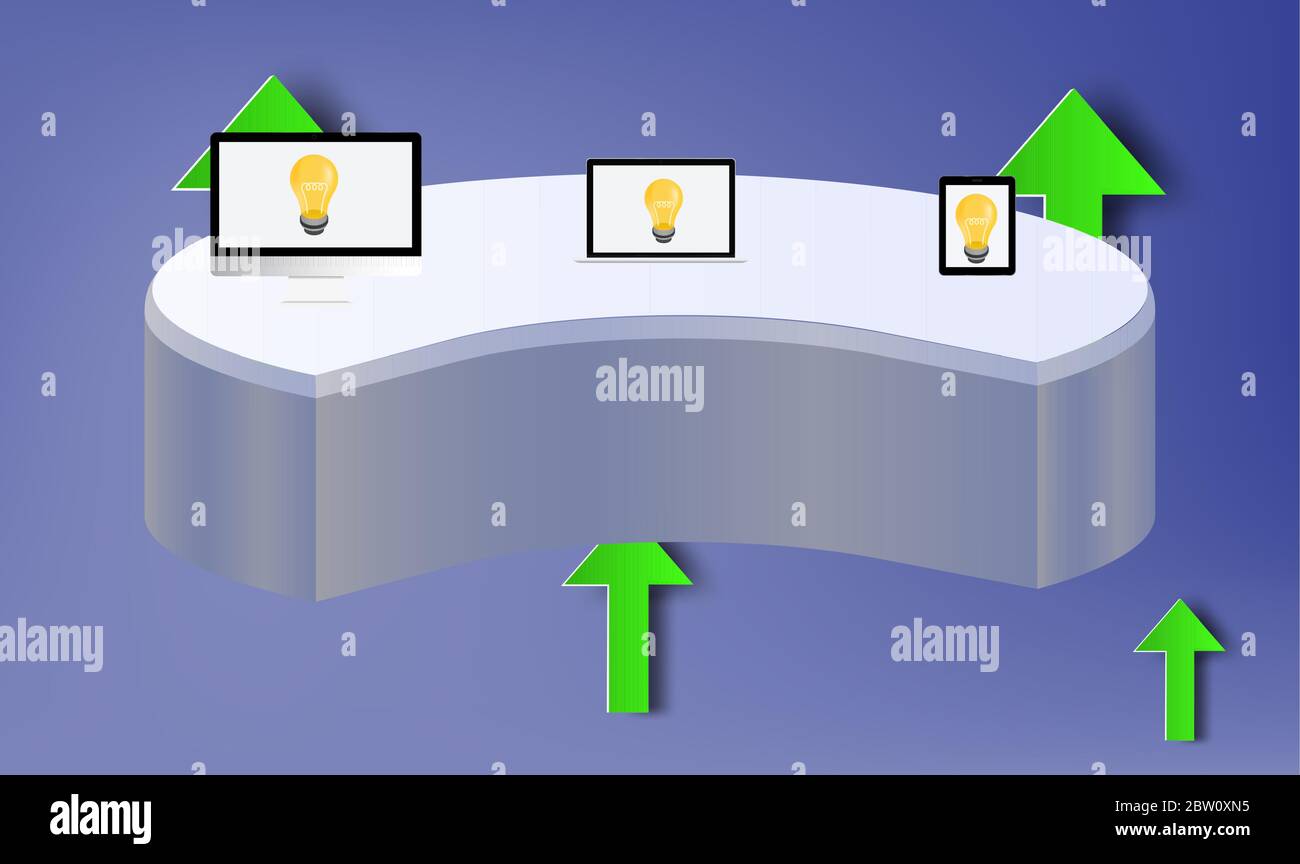 Modern table set up Stock Vector Images - Alamy