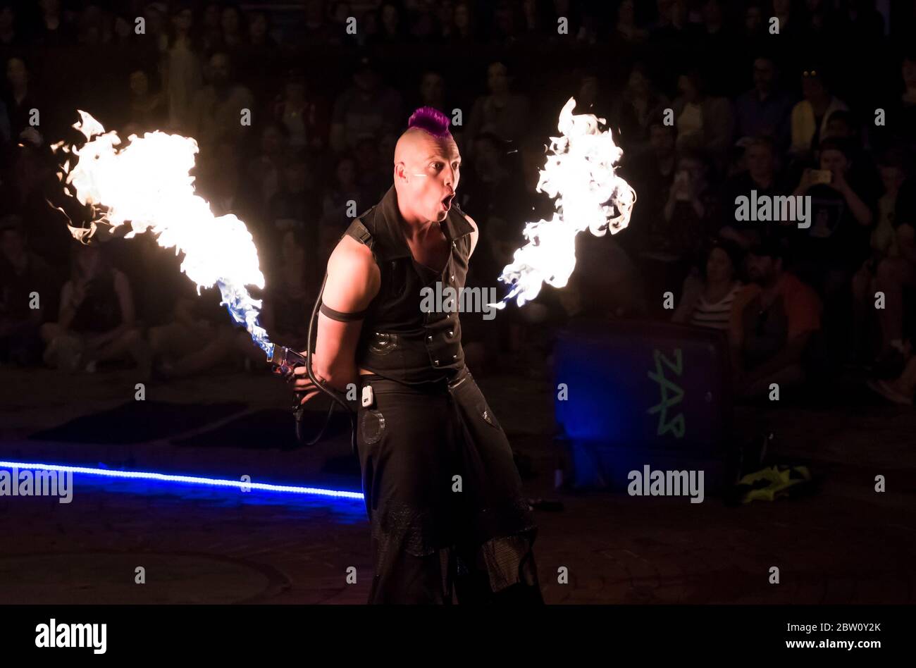 Flame throwers hi-res stock photography and images - Alamy