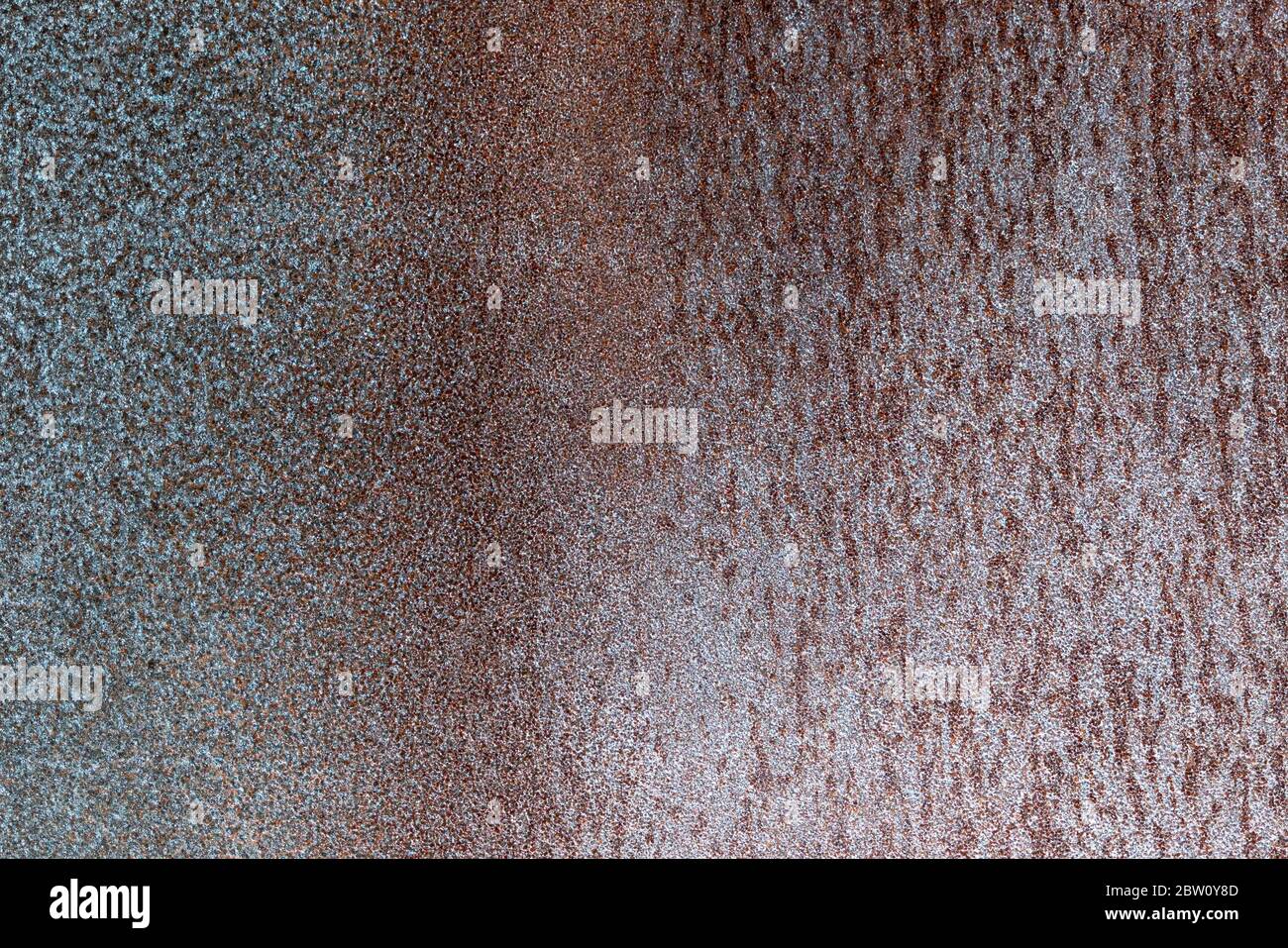 Abstract detail of random pattern of rust streaks and oxidation on ...