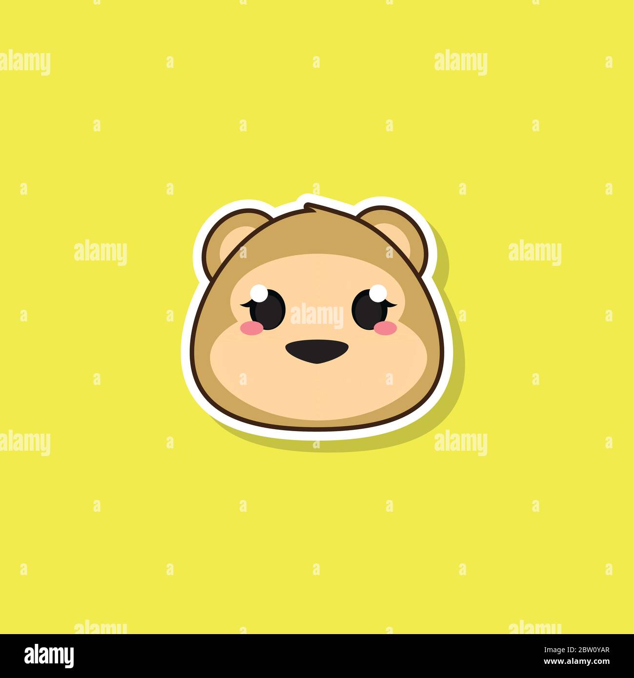 Isolated cute baby monkey Stock Vector Image & Art - Alamy