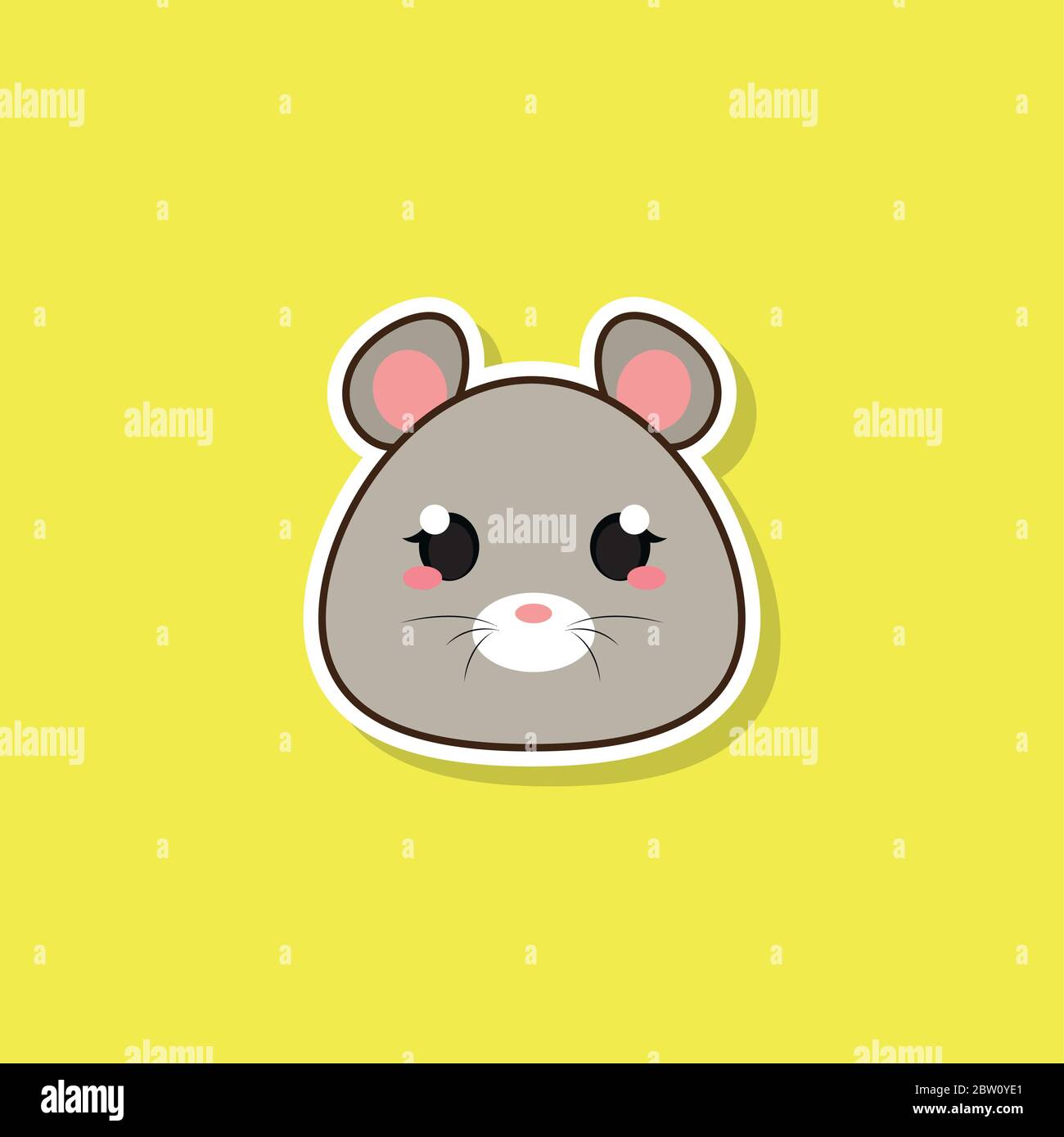 Isolated cute baby mouse Stock Vector Image & Art - Alamy