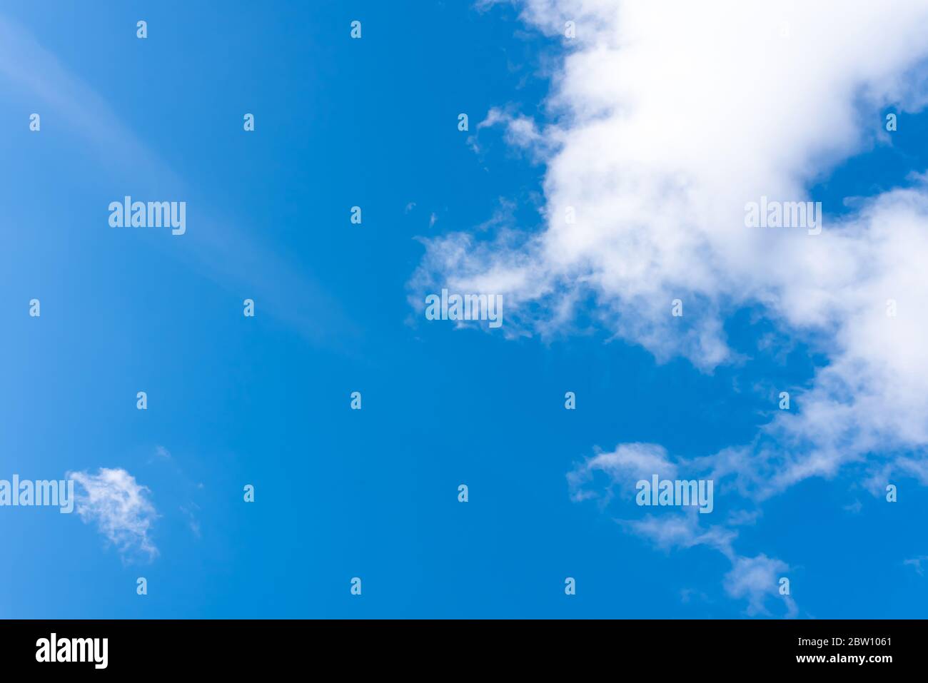 Beautiful sky with volumetric clouds, and the rays of the sun Stock ...