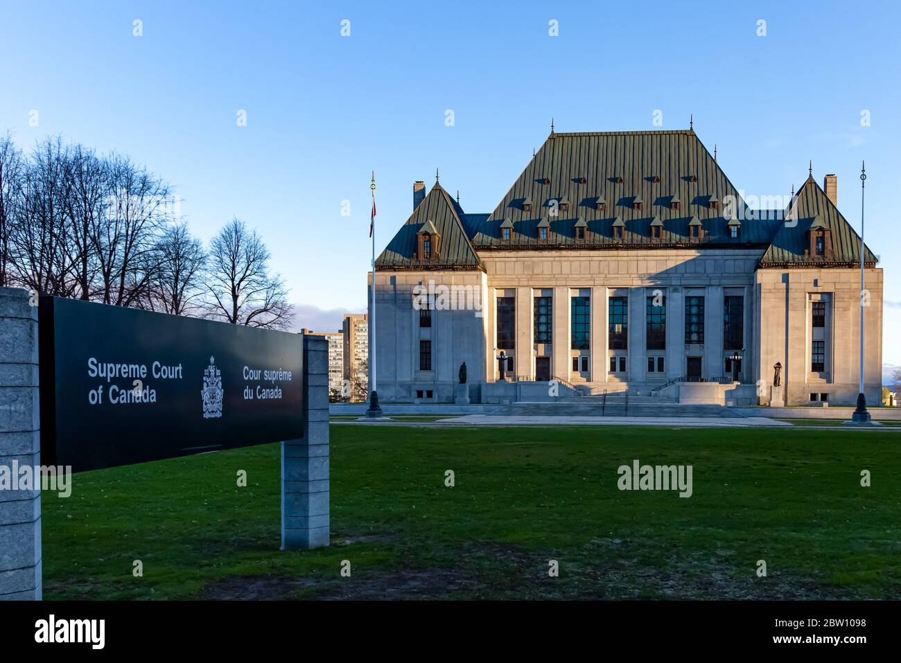 OTTAWA, ONTARIO, CANADA - MAY 9, 2020: The Supreme Court of Canada in ...