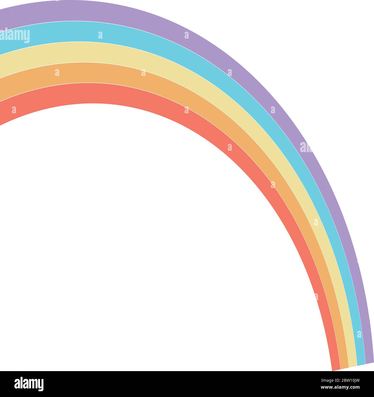 Isolated rainbow image Stock Vector Image & Art - Alamy