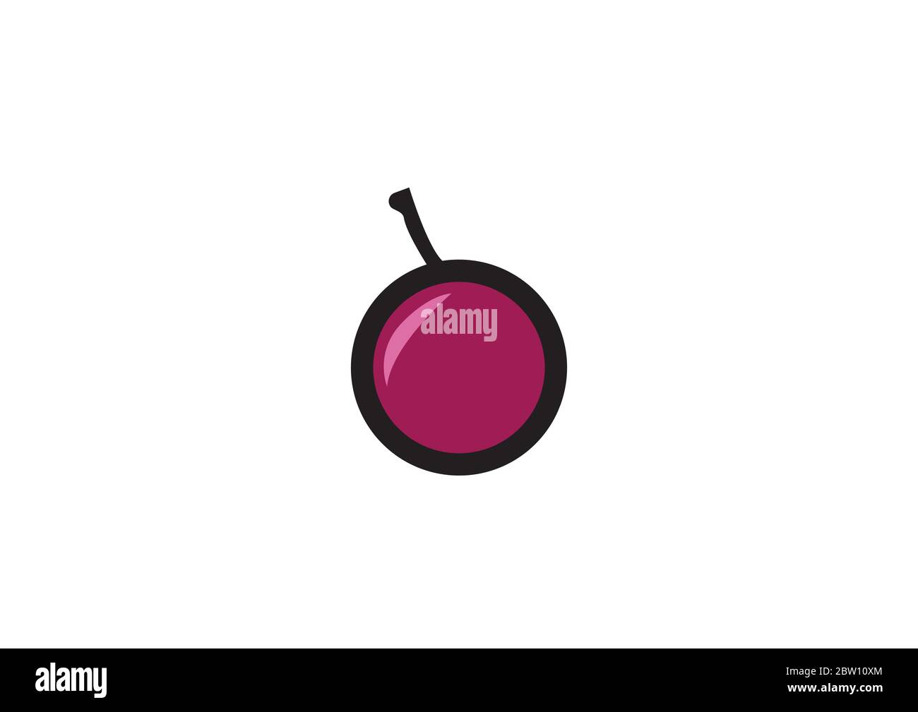 One grape Stock Vector Images - Alamy