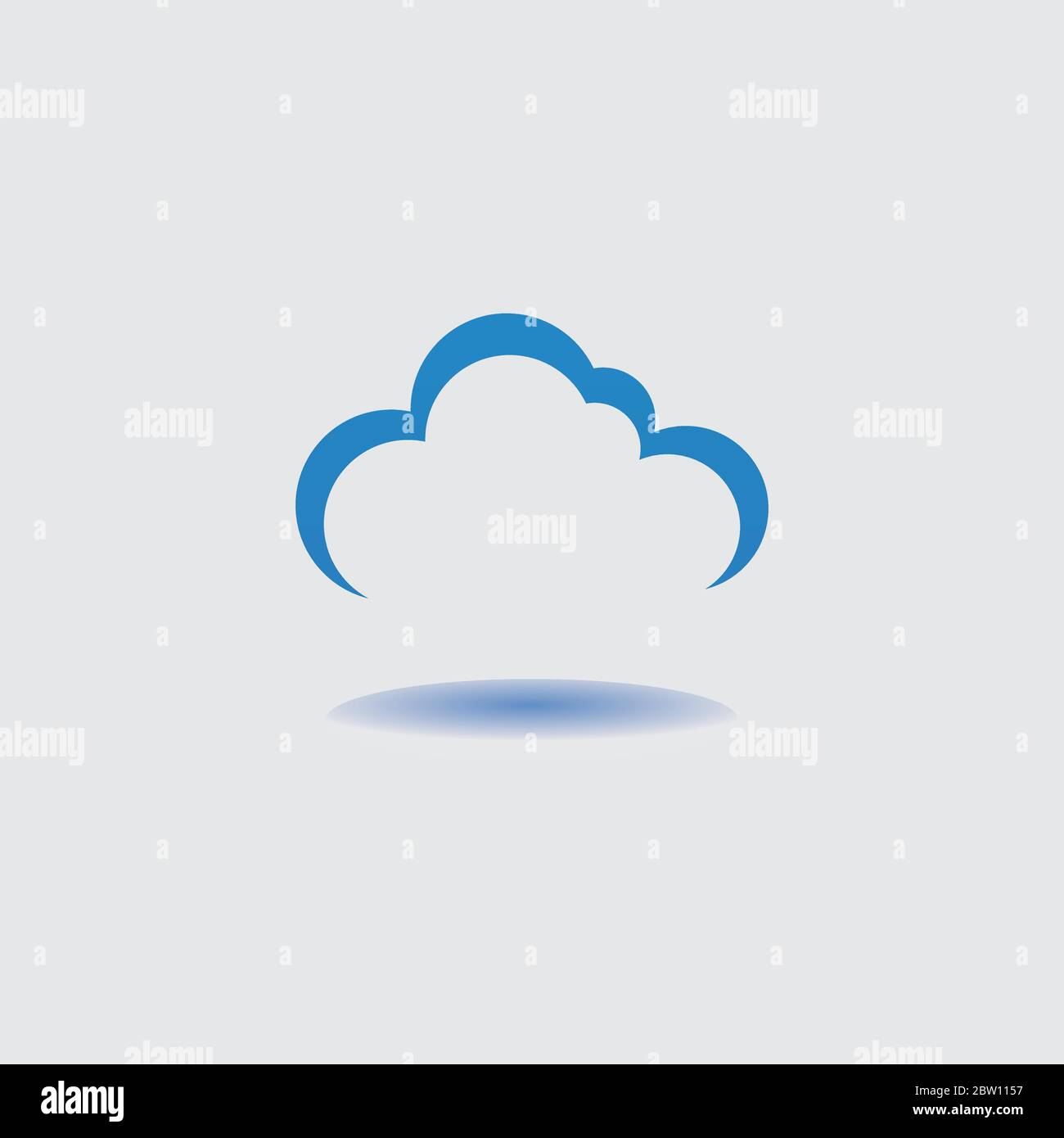 Cloud template vector icon illustration design Stock Vector Image & Art ...