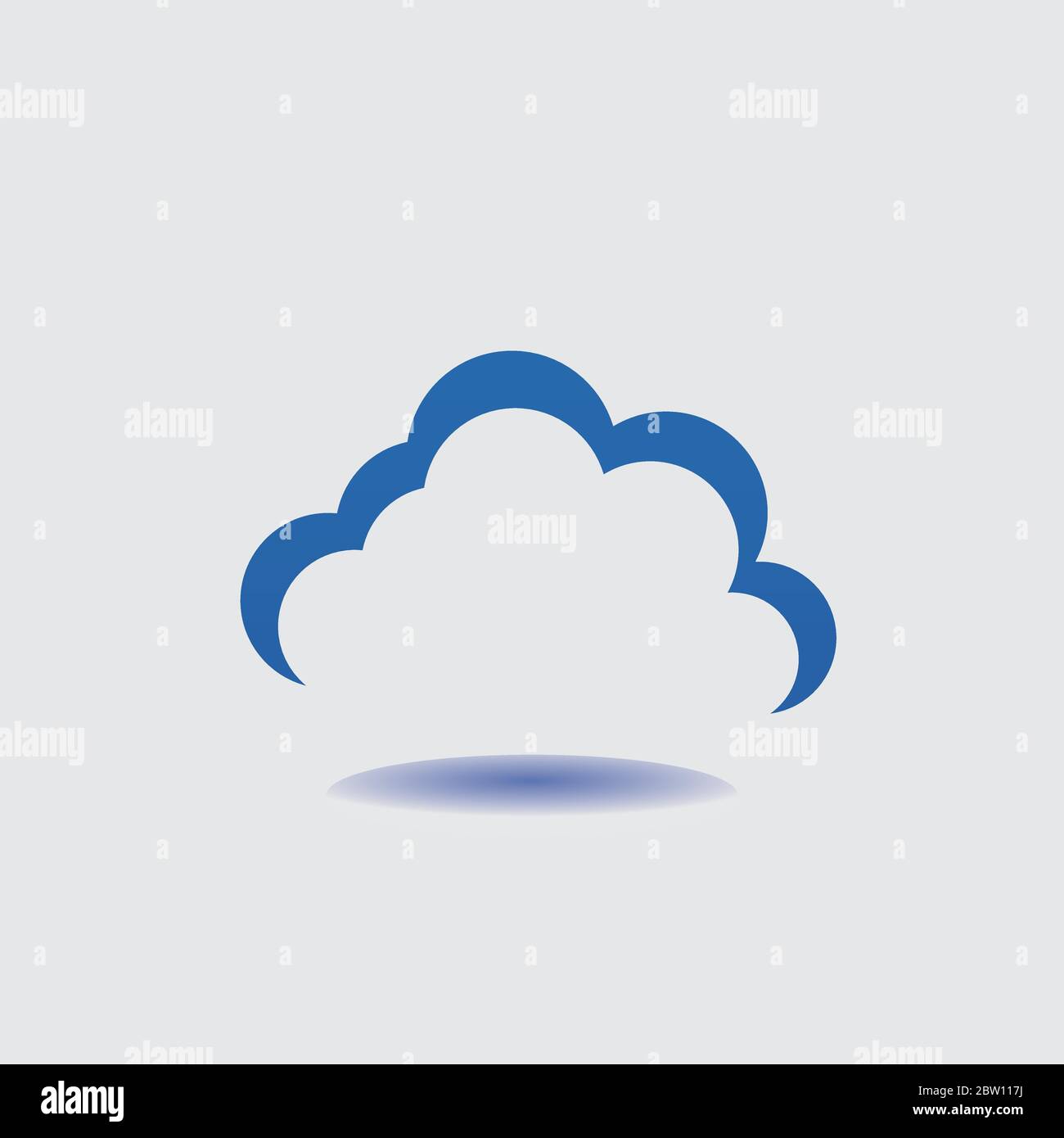 Cloud logo vector image Stock Vector Image & Art - Alamy