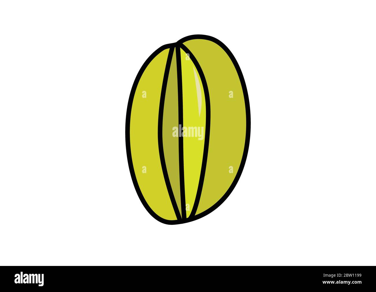 One starfruit Stock Vector Images - Alamy