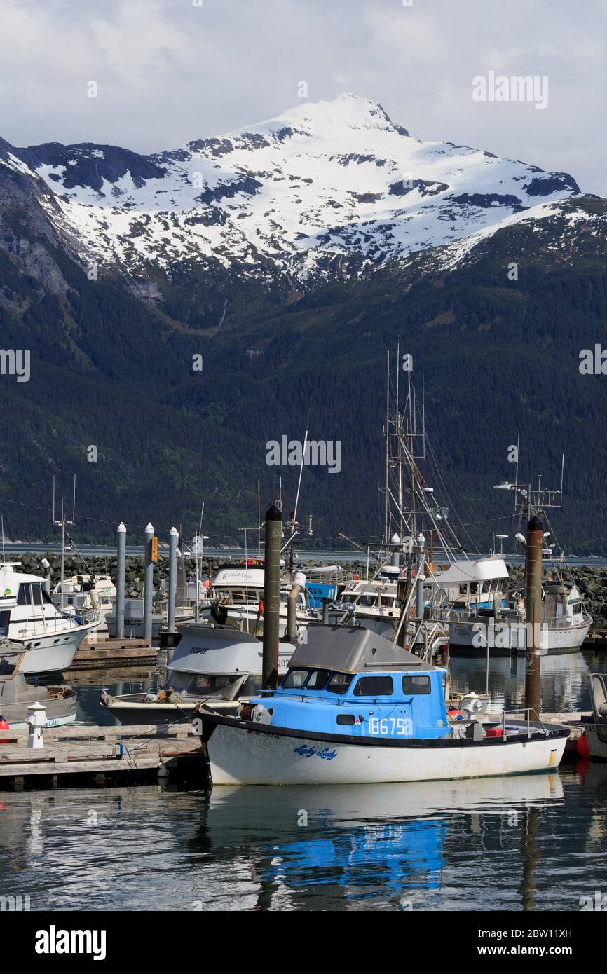 Haines small boat harbor hi-res stock photography and images - Alamy
