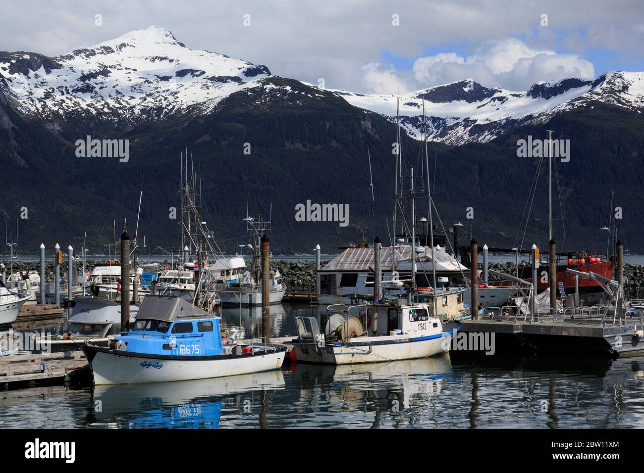 Small Boat Harbor, Haines, Lynn Canal, Alaska, USA Stock Photo - Alamy